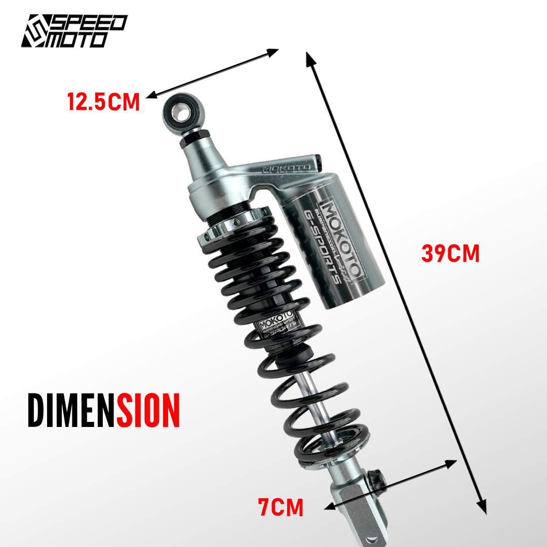 MOKOTO 8166G PCX 150 ADV 150 160 REAR SHOCK ABSORBER WITH BASO 365MM ...