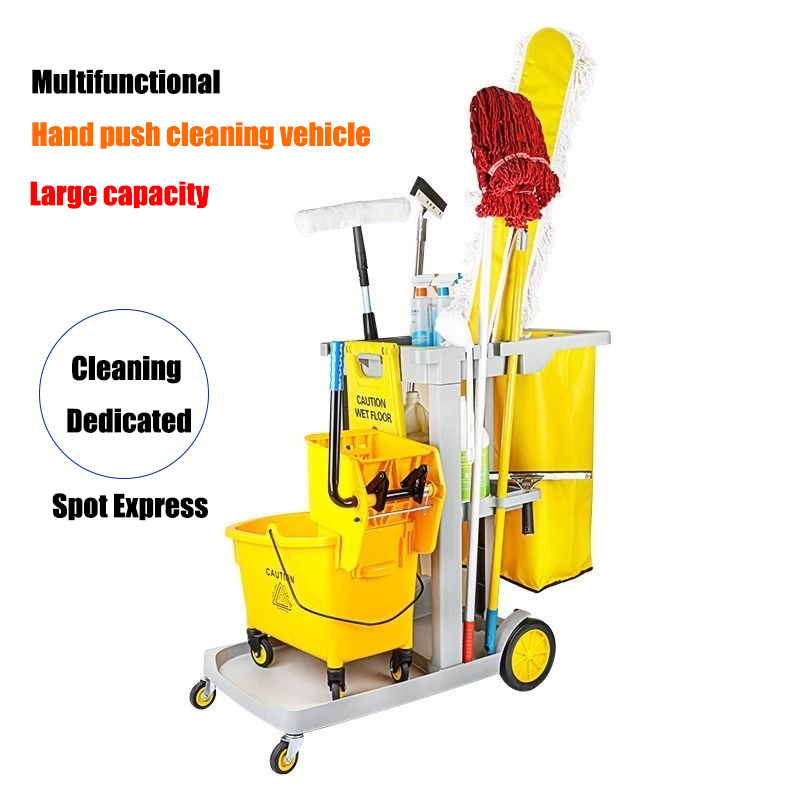 Cleaning vehicle multifunctional handcart hotel property sanitation ...