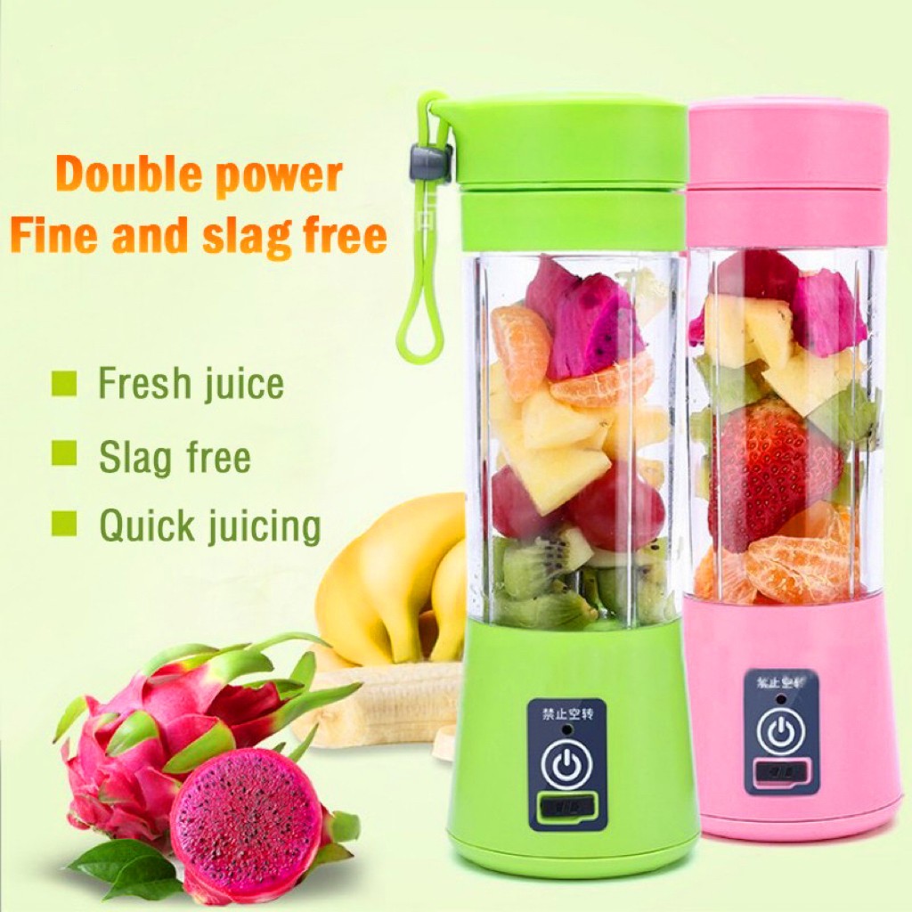 COD Rechargeable Electric Fruit Juicer Portable Juice Cup Blender USB ...