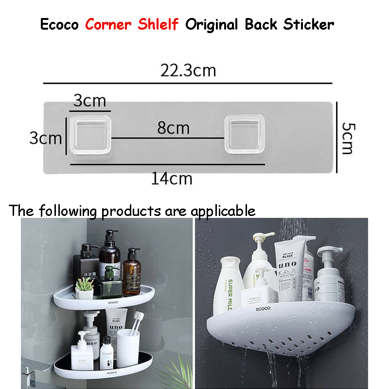 Ecoco Original Adhesive Pads Back Adhesive Punch-Free Wall Stickers ...