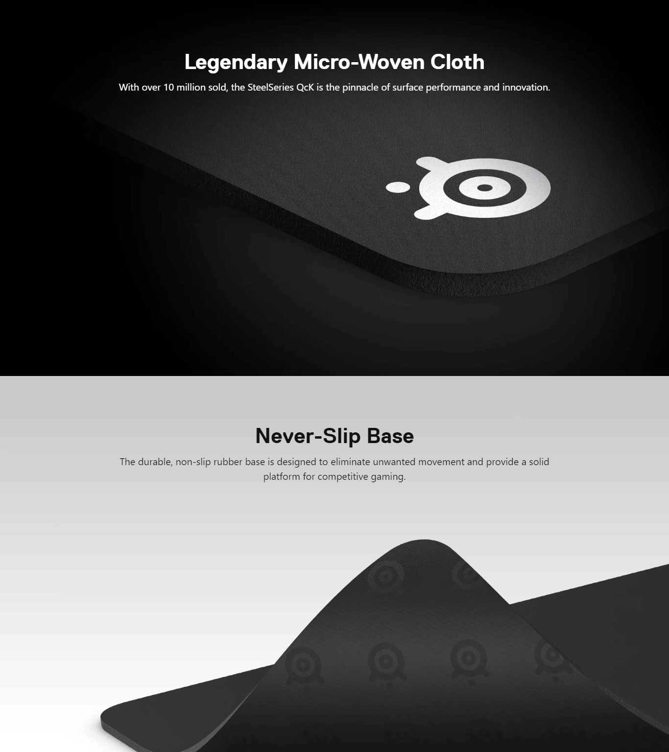 SteelSeries Qck Heavy Medium/Large/XXL Maximum Wrist Comfort Extra ...