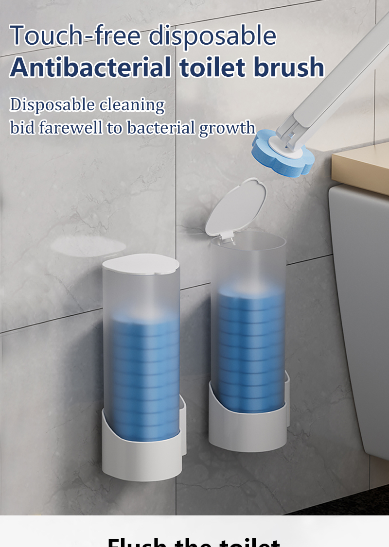 MANUYAMA Toilet brush disposable toilet cleaning system household ...