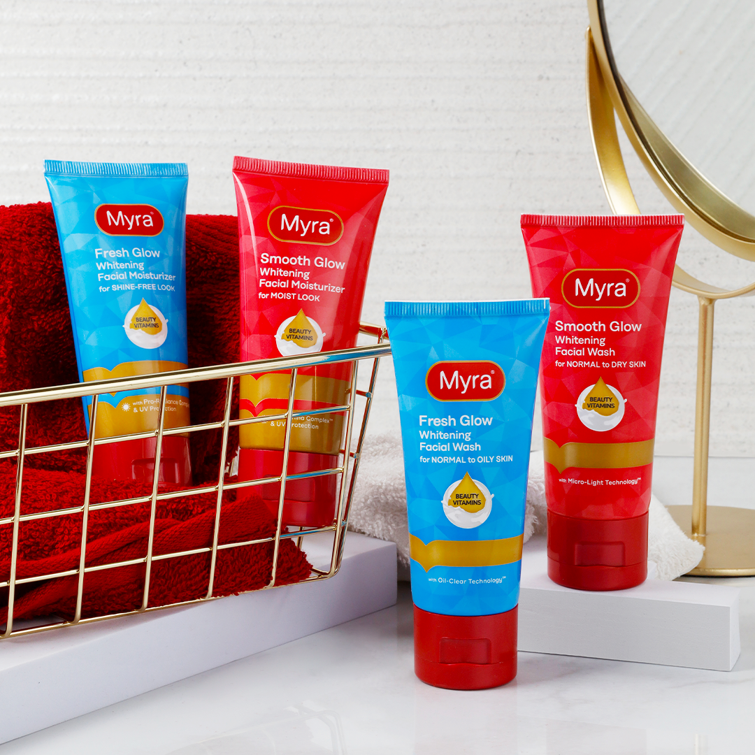 Myra Fresh Glow Whitening Facial Moisturizer 7ml Box of 12's (9 sachets ...