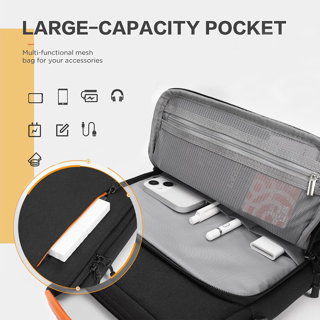 Laptop bag 13.3 inch 9-11 inch table bag waterproof wear-resistant ...