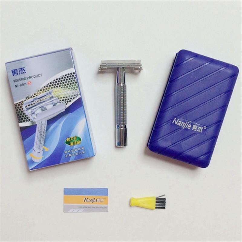 Stainless steel razor shaver for men Manual Shaver with blade safety ...