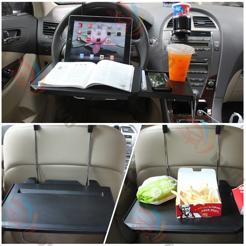 COD Universal Portable car table board Desk Eating Dining Auto Table ...