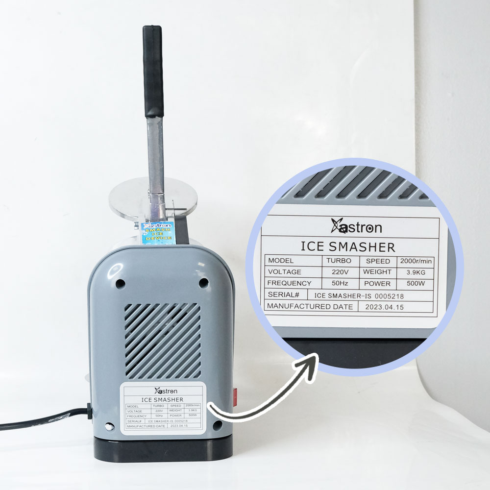 Astron ICESMASHER Double Blade Ice Crusher - Gray | Heavy Duty | High ...