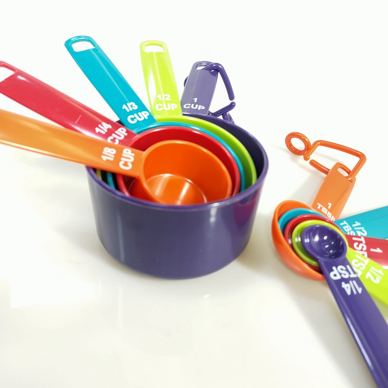 10-PIECES MEASURING CUPS AND SPOON SET BAKING SUPPLIES KITCHEN UTENSILS ...