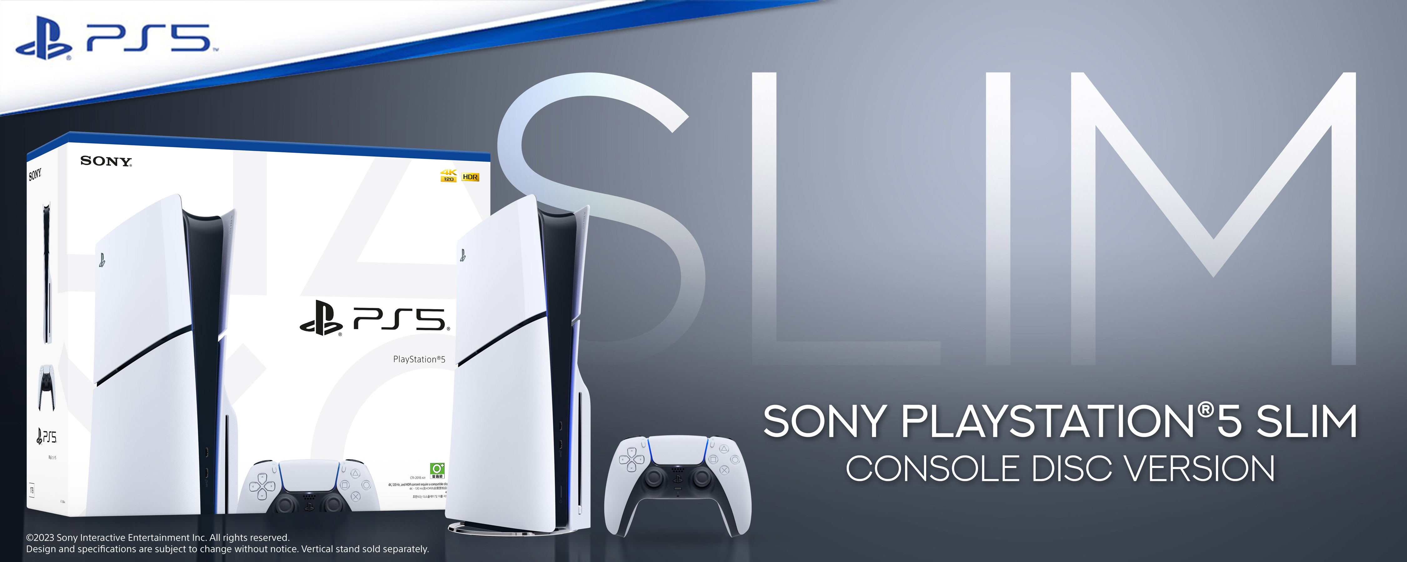 Sony Playstation PS5 Slim Console Disc Version (CFI-2018A01) With ...