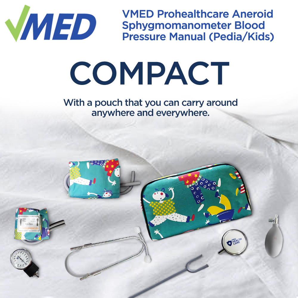 VMED Prohealthcare Aneroid Sphygmomanometer Blood Pressure Manual with ...