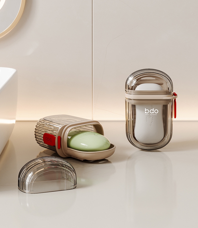 Travel Soap Box With Lid, Sealed For Draining, Portable Soap Box For ...