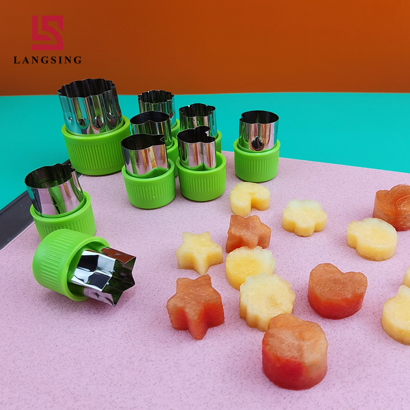 Cookie Sandwich Cutter Shaper Molder Food Cutter Vegetable Fruit Cutter ...