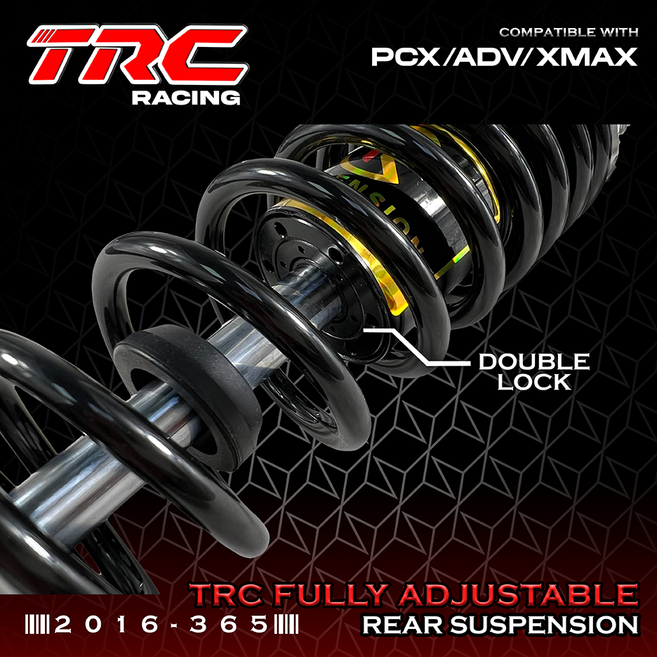 TRC AI TECH FULLY ADJUSTABLE SUSPENSION for PCX/ADV/XMAX 2016-365 ...
