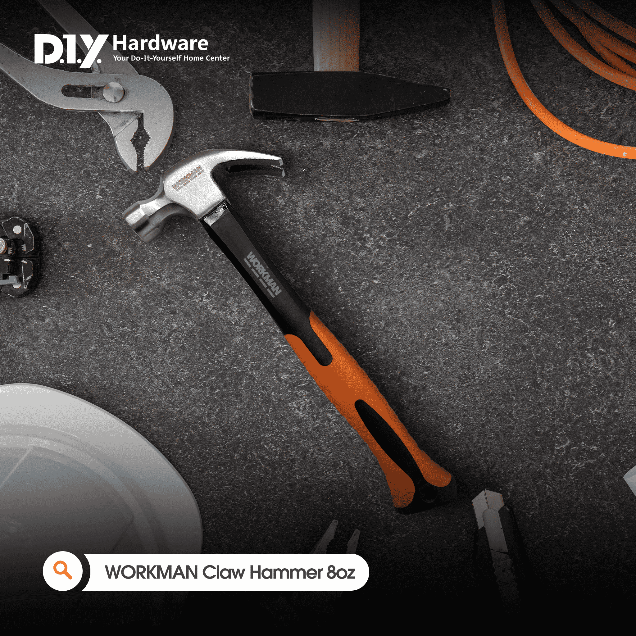 WORKMAN Claw Hammer 8oz | Shopee Philippines