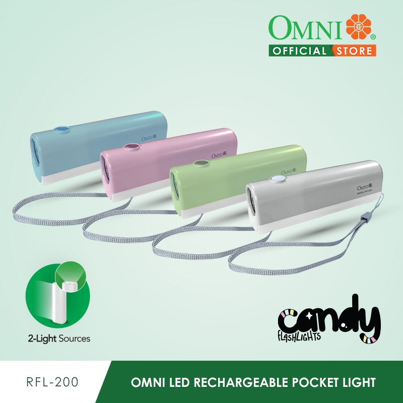 OMNI LED Rechargeable Pocket Light - RFL-200 | Shopee Philippines