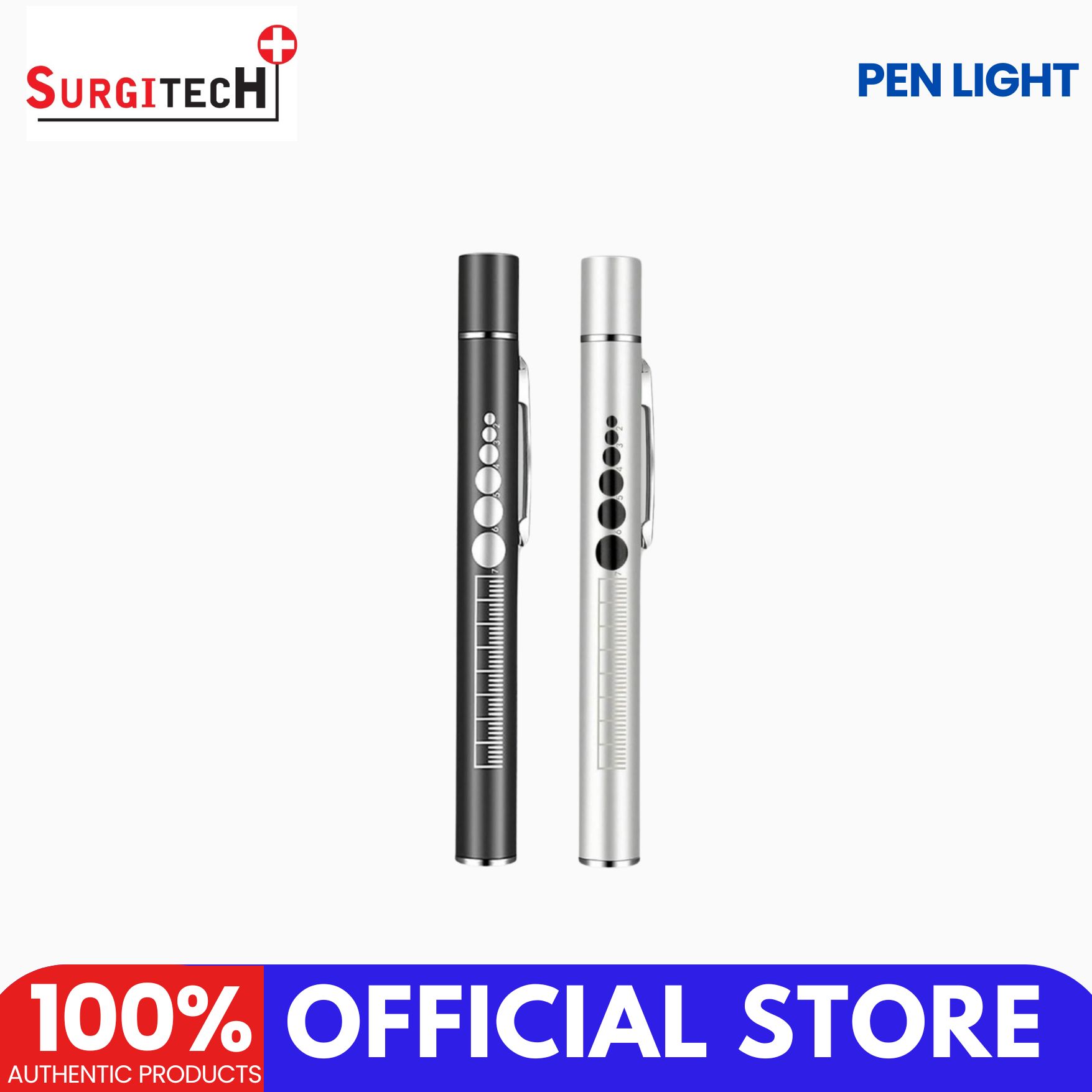 Surgitech Rechargeable Medical Pen Light with Dual Light | Shopee Philippines