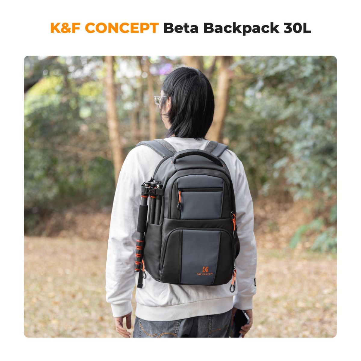 K&F Concept 30L Beta Camera Backpack Bag V2 with Tripod Holder for Sony Fujifilm Canon Nikon ...