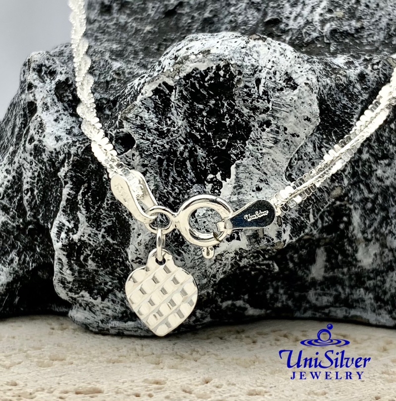 Unisilver 925 Sterling Silver Charmed Lady’s Bracelet (LB1311-041070 ...