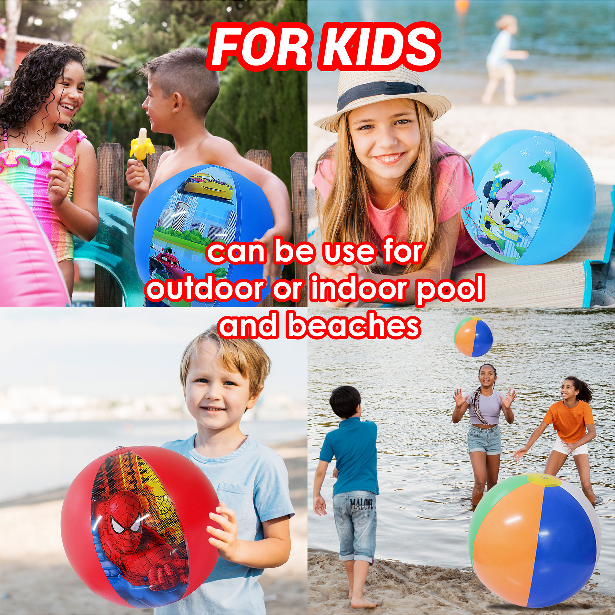 Inflatable Swimming Pool Water Game Beach Ball Toy Children Adult ...