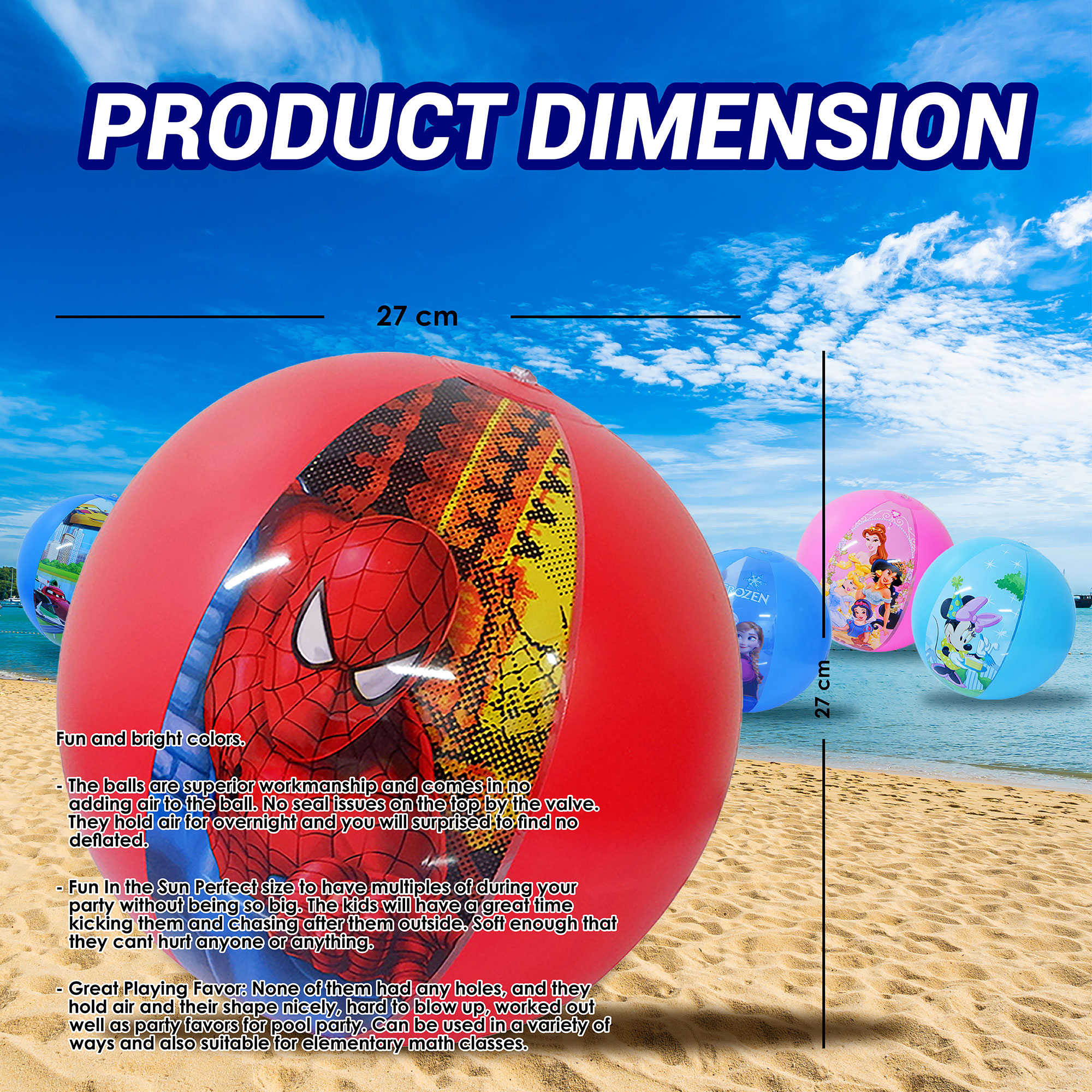 Inflatable Swimming Pool Water Game Beach Ball Toy Children Adult ...