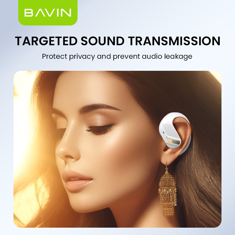 BAVIN BA69 TWS Bluetooth Open Ear Headset Bluetooth Wireless Earphones ...