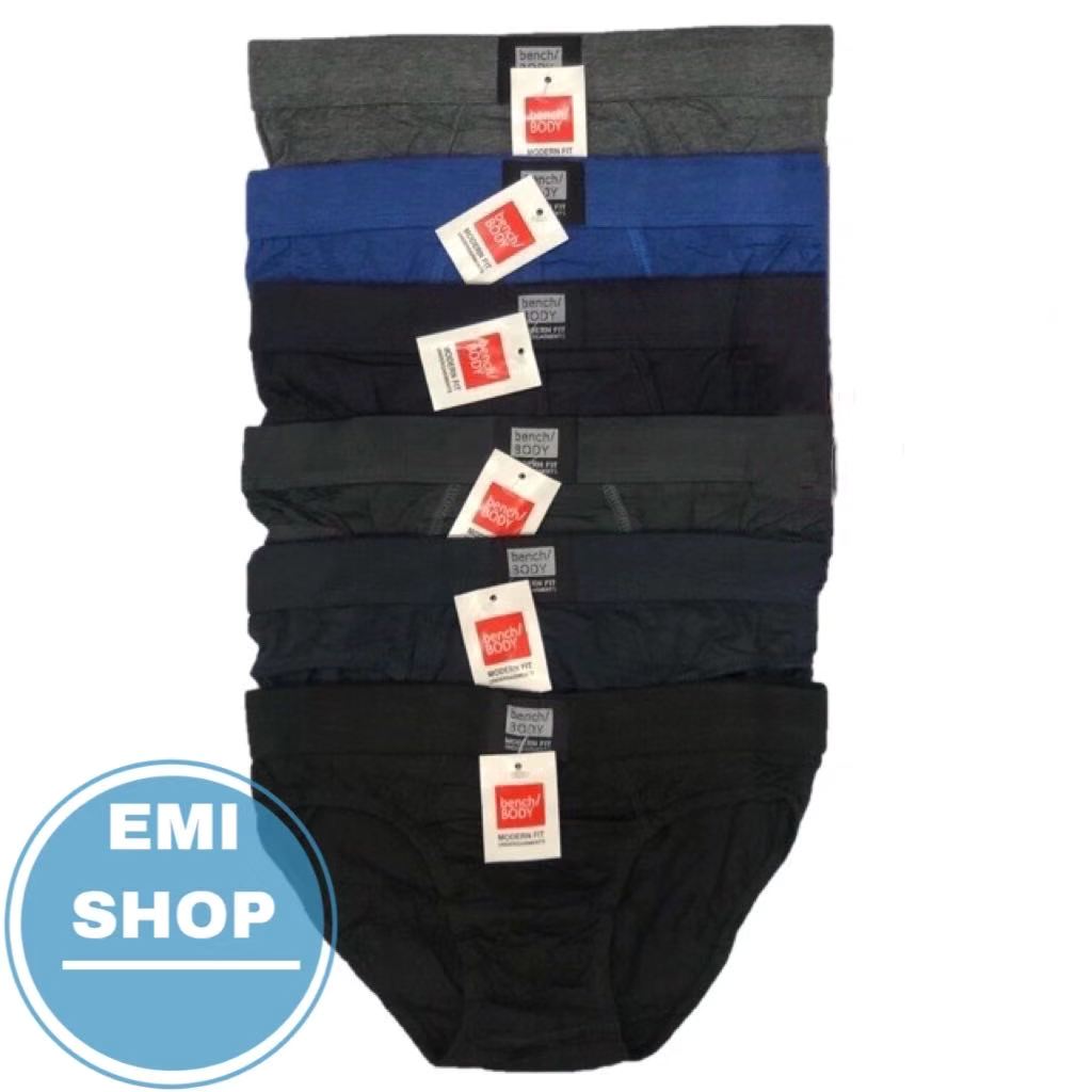 EMI COD Bench body brief 6Pieces Men's High Quality Cotton Brief Class ...