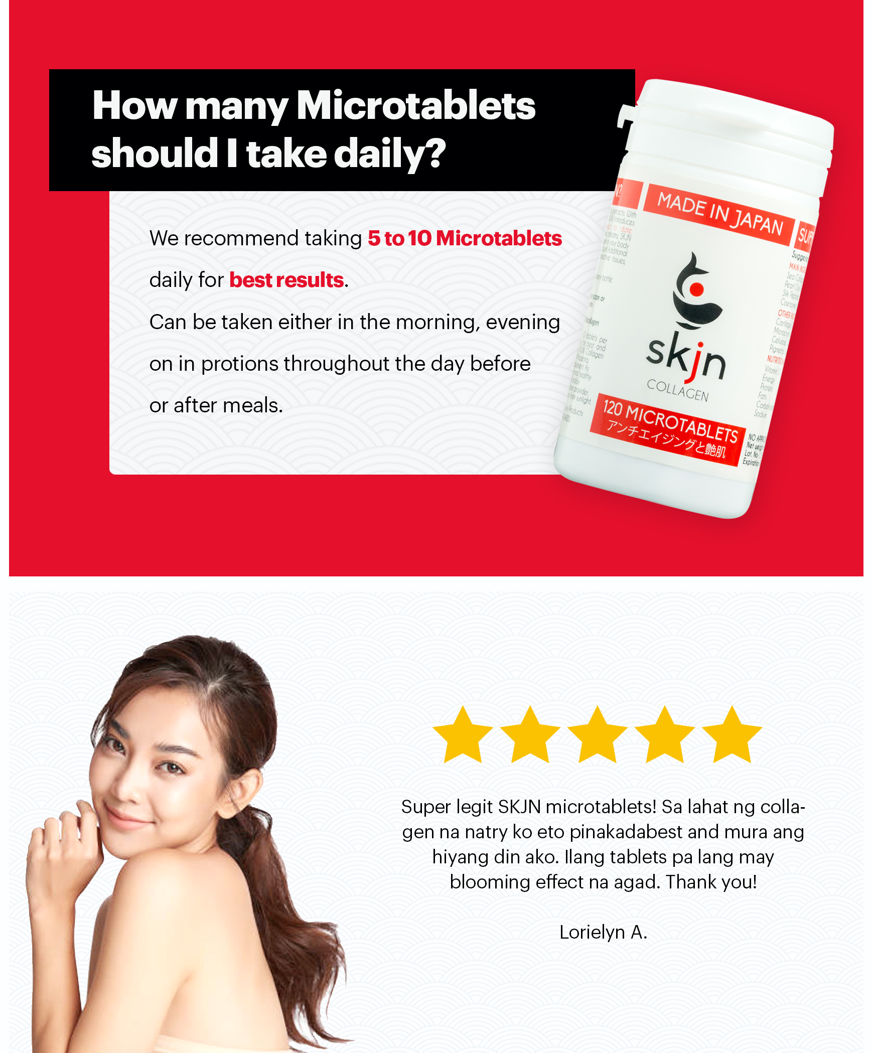 SKJN Collagen Microtablets 120s Bundle of 2 – Anti-Aging, Brightening ...