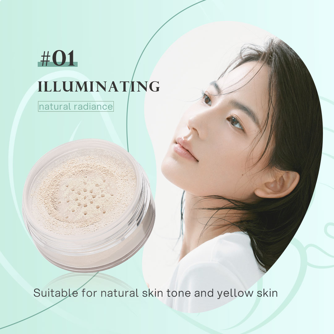 Ashley Shine Face Powder Matte Finish Oil-Control Long-lasting Smooth ...