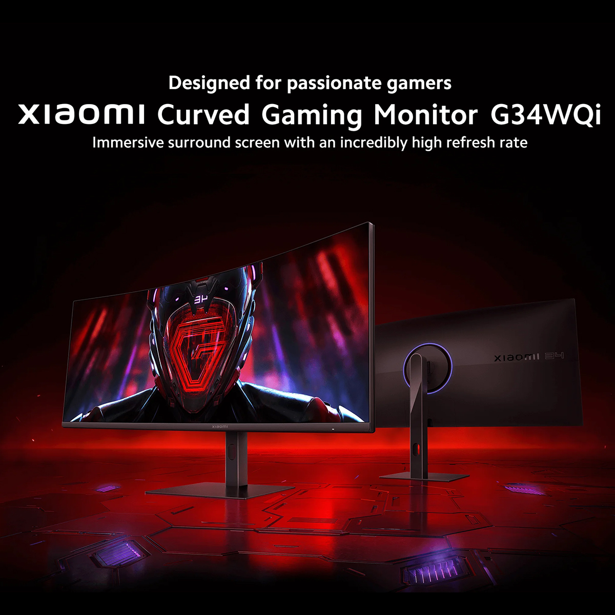 【Global Version】Xiaomi Redmi G34WQi 34 Inch Curved Gaming Monitor 1ms ...