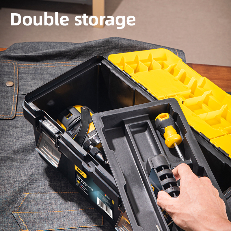 Deli Tool DL-TC270 Heavy Duty Storage Tool Box Multifunctional On-Board ...
