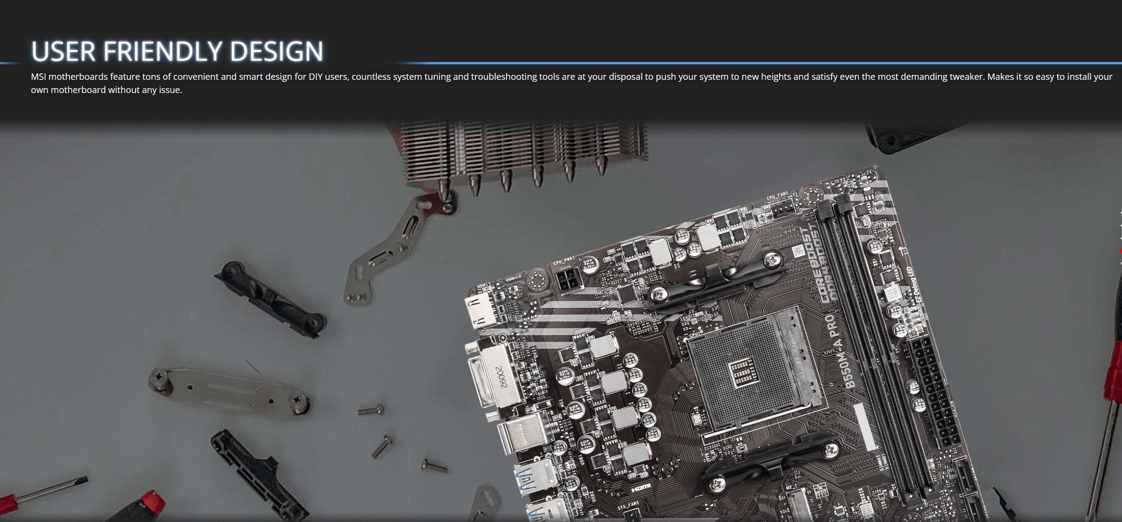 MSI Motherboard B550M-A Pro microATX AM4 DDR4 | Shopee Philippines