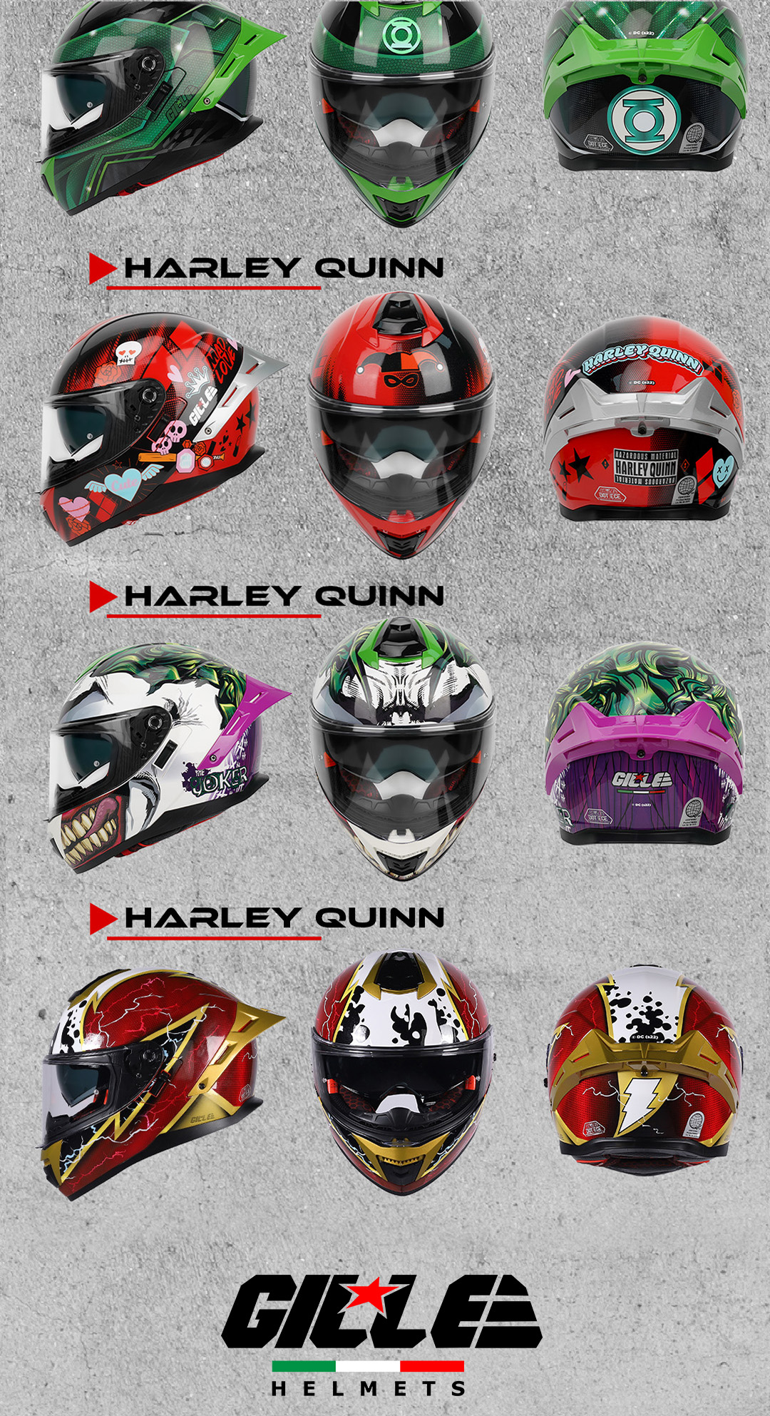 Gille 883 Falcon Green Black With Design Motorcycle Helmet Full Face ...