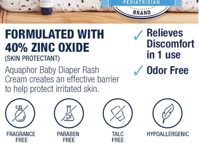 Aquaphor Baby Fast Relief Diaper Rash Paste 99g | Shopee Philippines