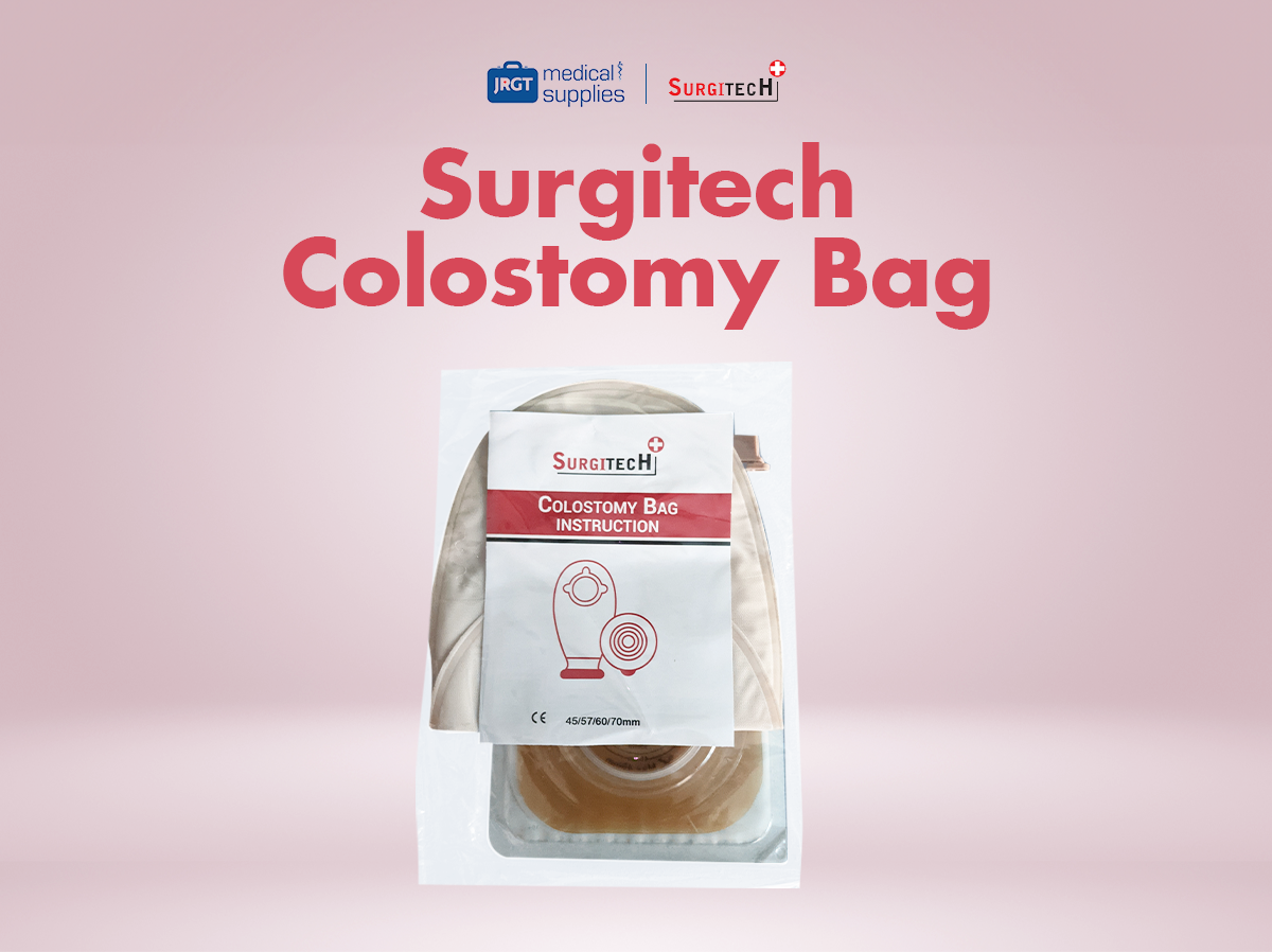 Surgitech Disposable Colostomy Bag 60mm - Stomach Bag for Secure and ...