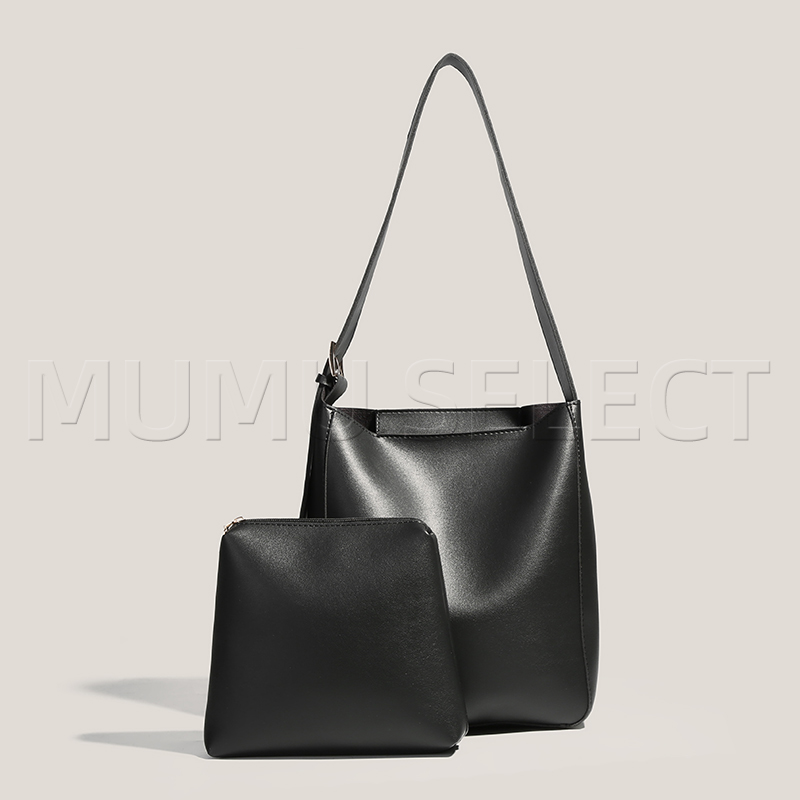 【High-End Mumu】 M321 Japanese Quality Leather 2in1 Simple Plain ...