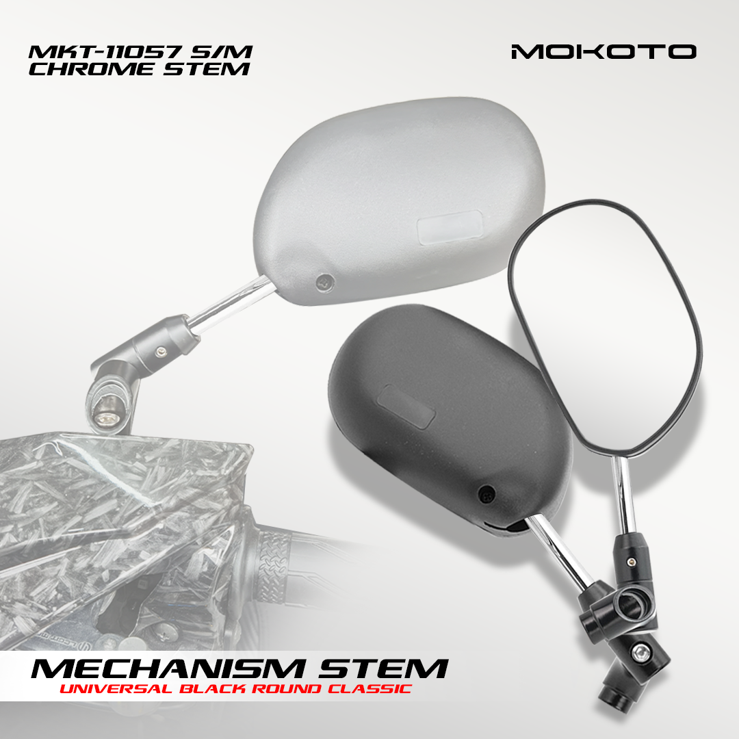 MOKOTO UNIVERSAL OBLONG CLASSIC OR LEAF STYLE SIDE MIRROR MECHANISM ...