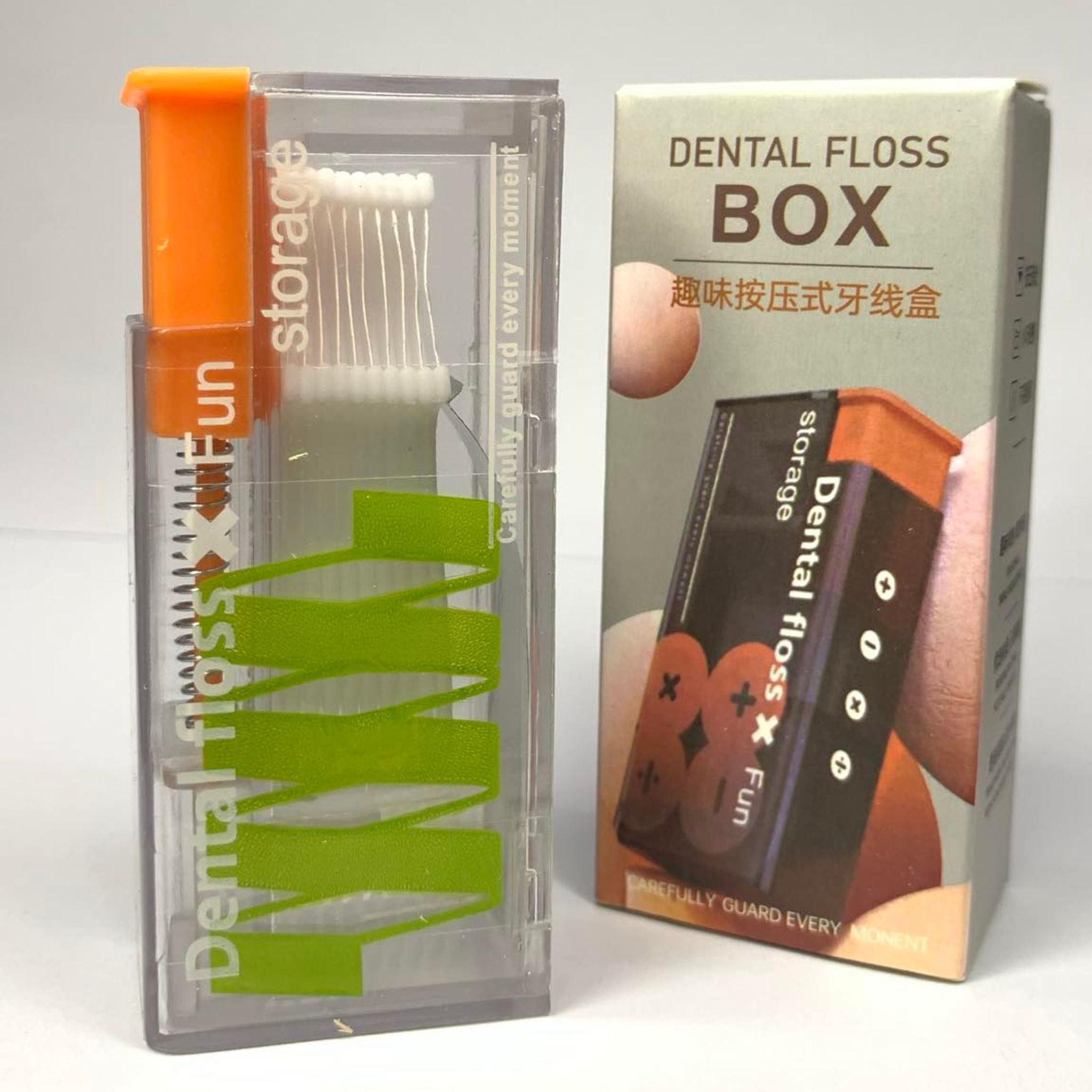 CB.PH Portable Dental Floss Box Automatically Pops Out Dental Floss ...