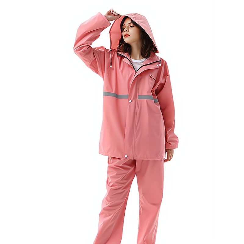 Single Raincoat Suit Women And Men Split Full Body Adult Rainstorm ...