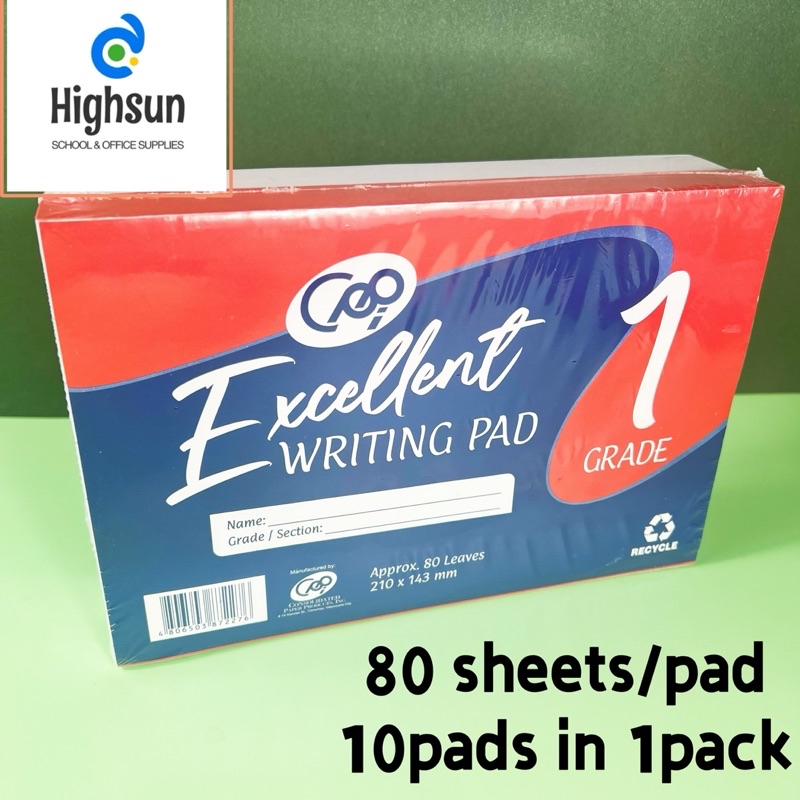 Idols Kids/Excellent/Eagle Writing Pad Paper 10 Pads In One Pack Grade ...