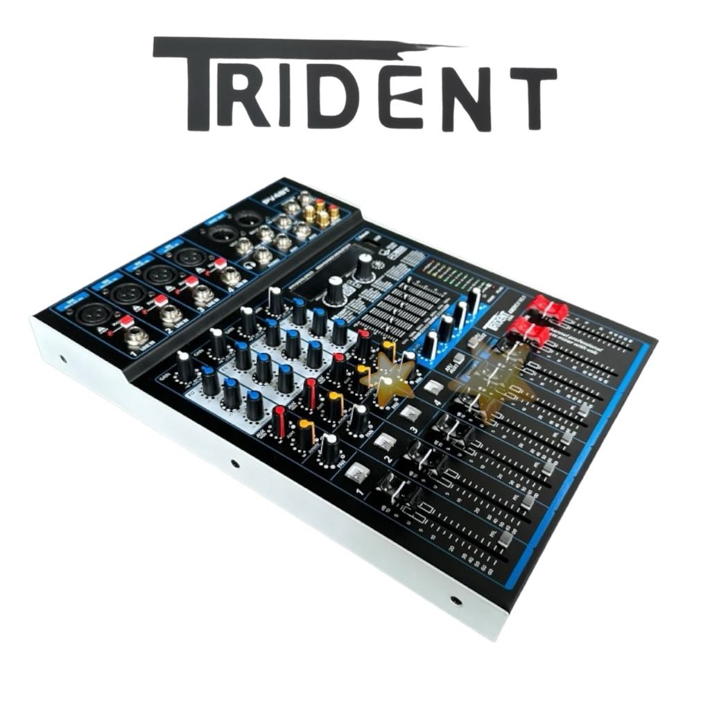 Trident PV6 BT 6 channel passive mixer with built in sound card ...