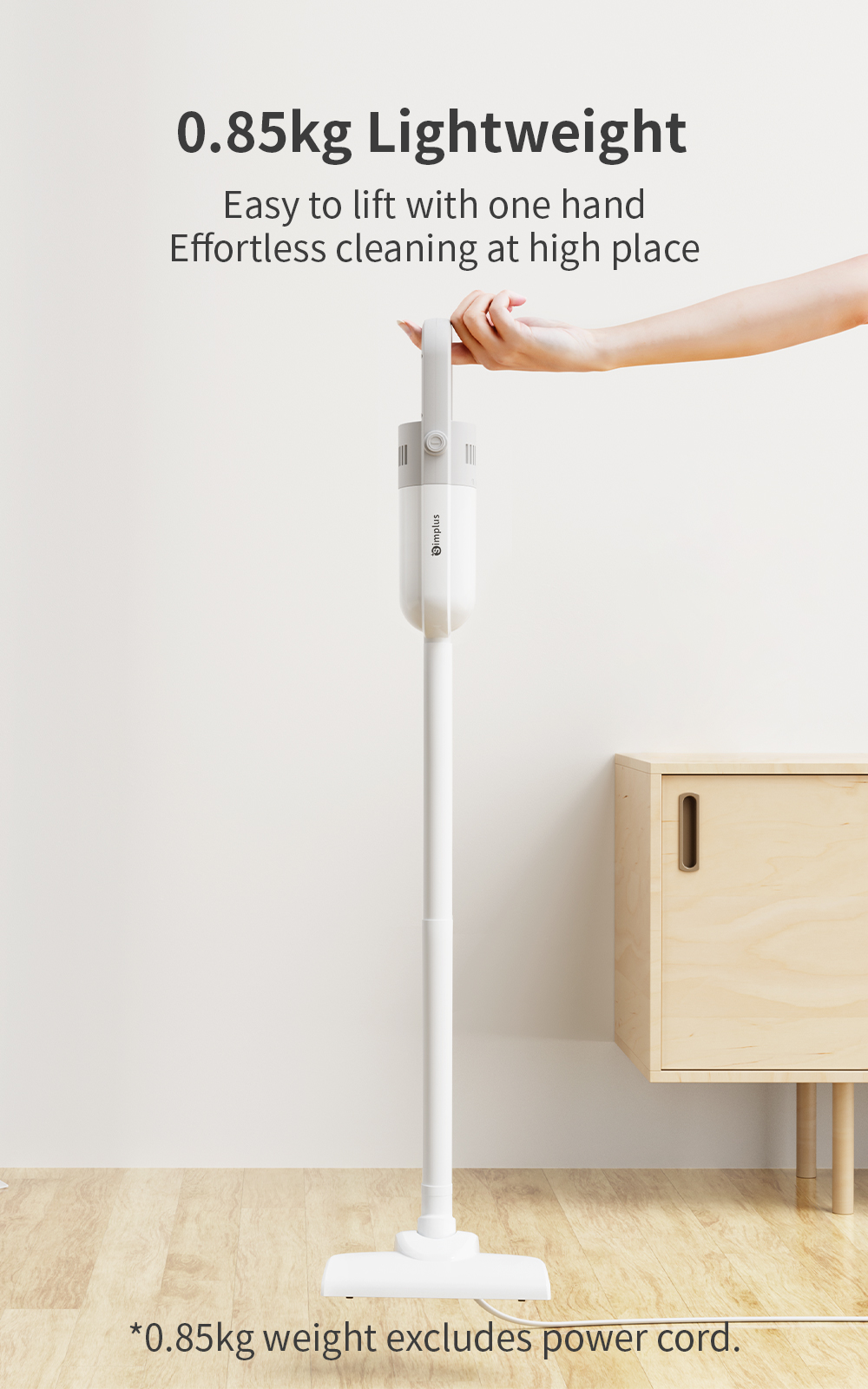 Simplus Vacuum Cleaner 3 in 1 Handheld Ultra Light Strong Suction ...