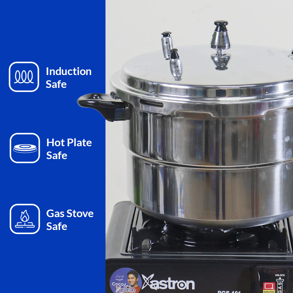 Astron APC22 Pressure Cooker - 5 Liter Capacity | 22cm diameter ...