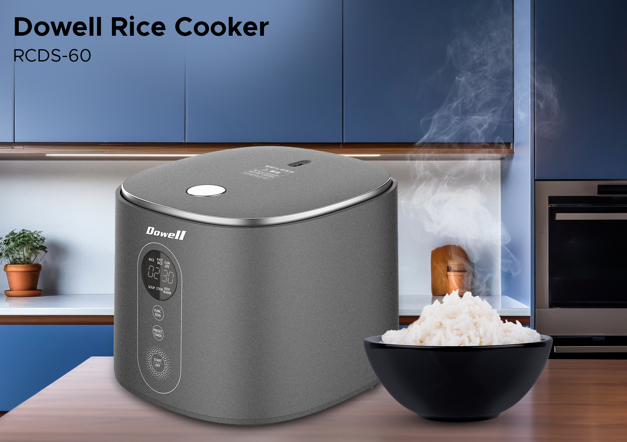 Dowell RCDS-60 Low Carb Rice Cooker DIgital Display | Shopee Philippines