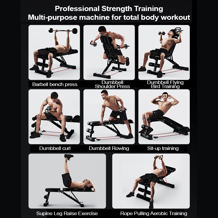 Dumbbell Bench,Sit-up Bench Press, Gym Bench, Fitness Equipment Home ...