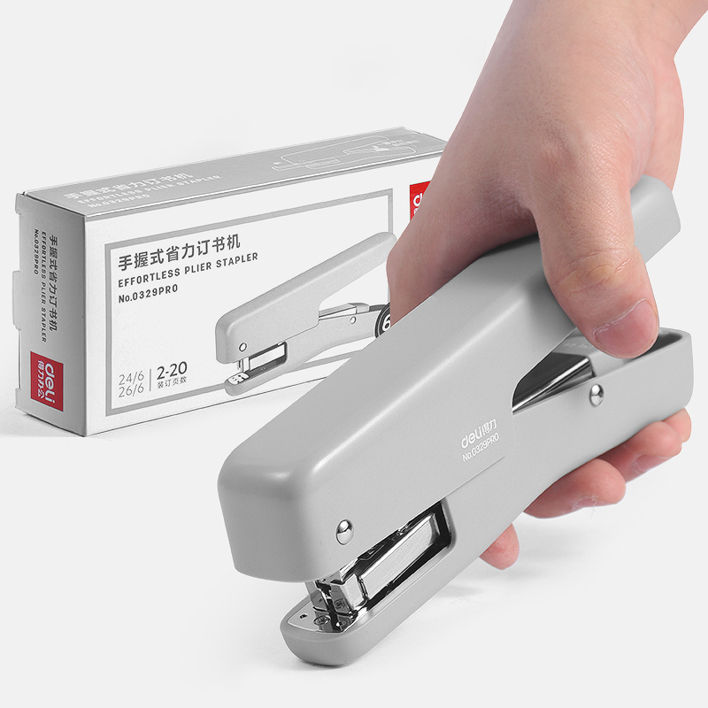 Deli Hand-held Labor-saving Stapler 24/6 26/6 Heavy Duty Stapler For ...