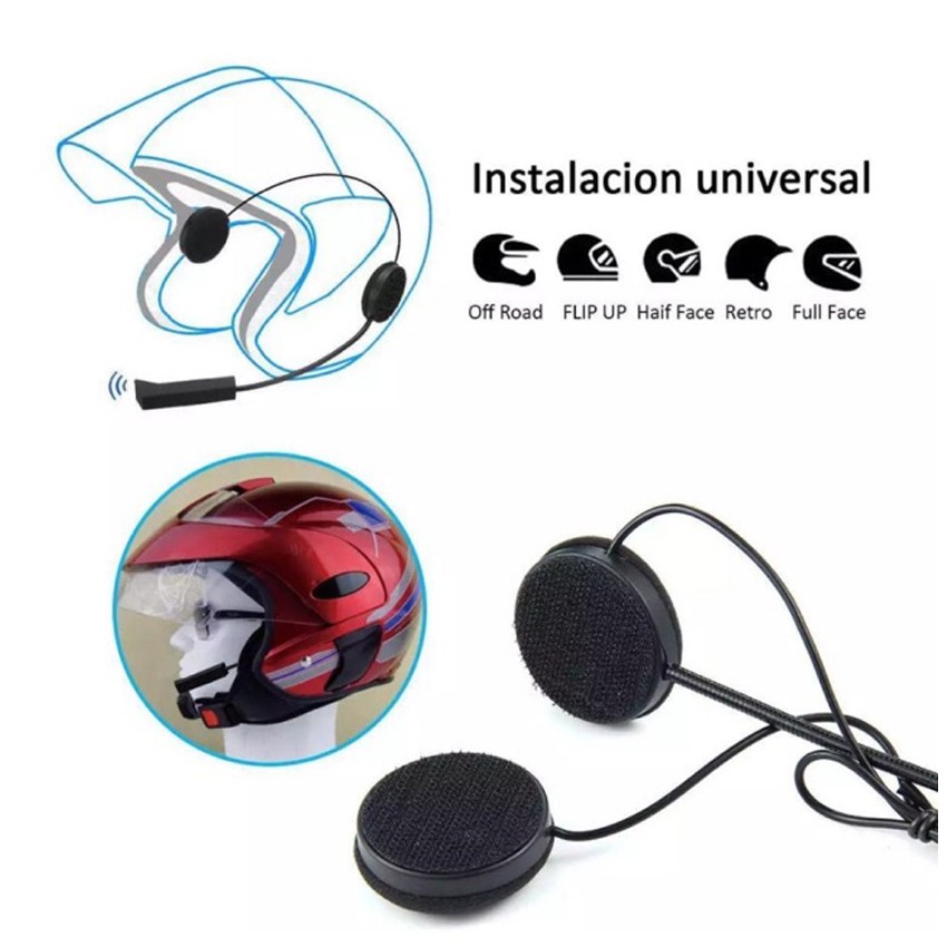 BT8 / BT12 Wireless Bluetooth Helmet Hands-free Earphone Communication Systems | Shopee Philippines