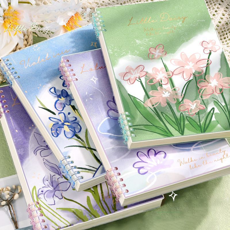 60Sheets Detachable Loose Leaf Romantic Garden Notebook Ins Style Coil ...