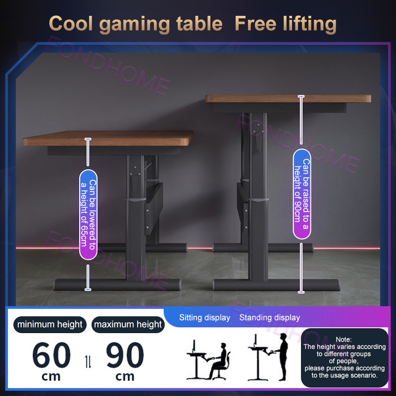 Snap-in Liftable Desk Computer Desk Desktop E-sports Desk Student Home ...