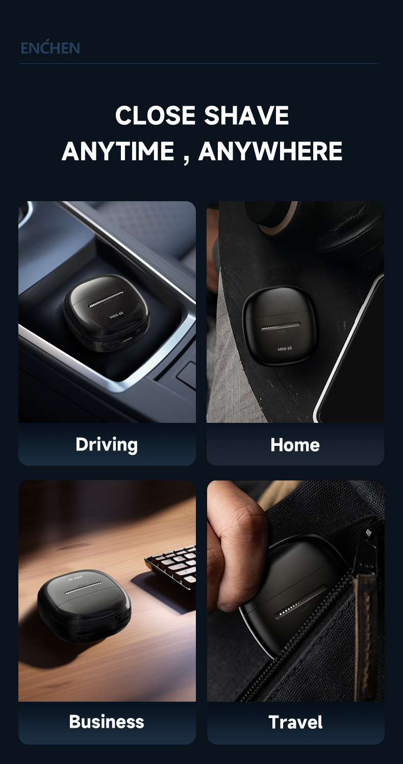 ENCHEN Mini Shaver Mini 6S Electric Shaver Unique Slide To Turn On/Off ...