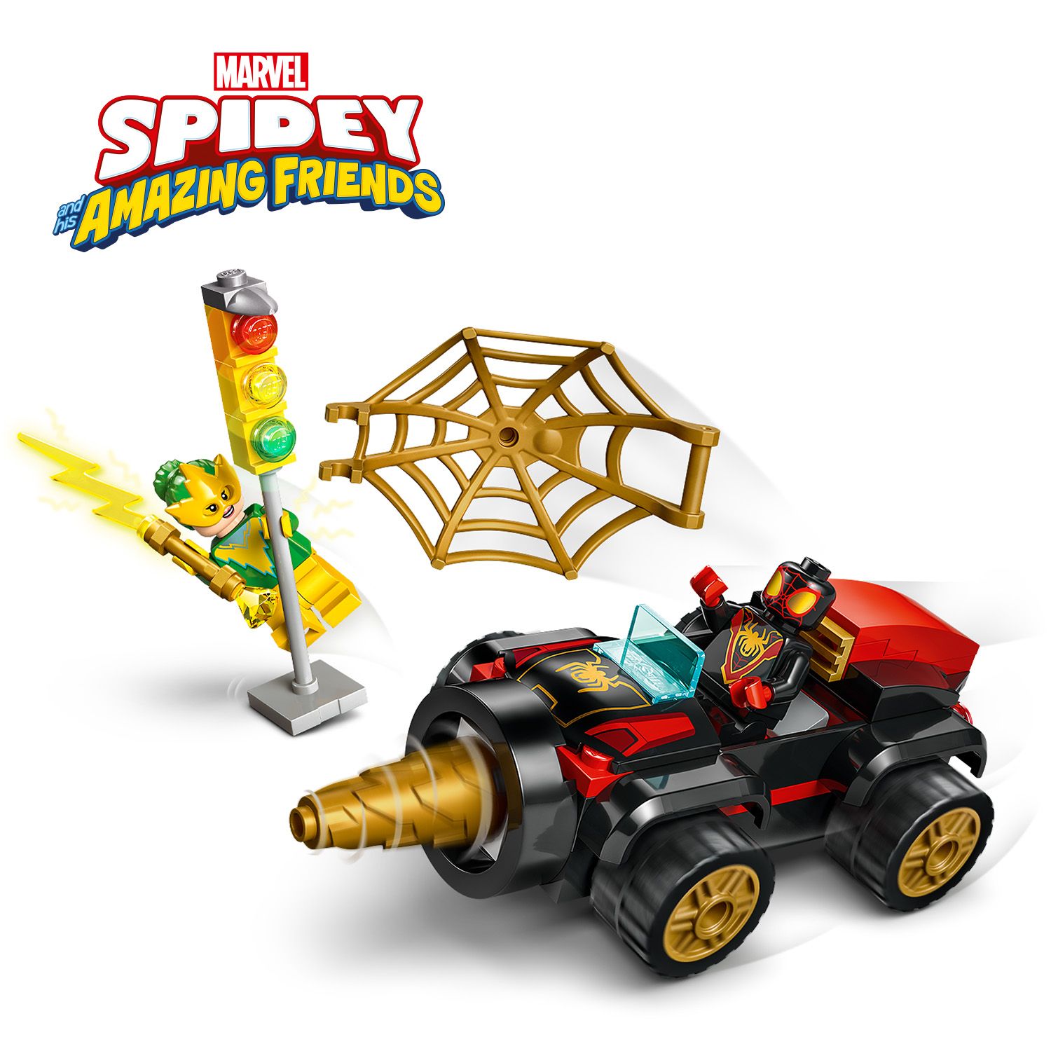 LEGO Spidey 10792 Drill Spinner Vehicle Building Set Toys (58 Pieces ...
